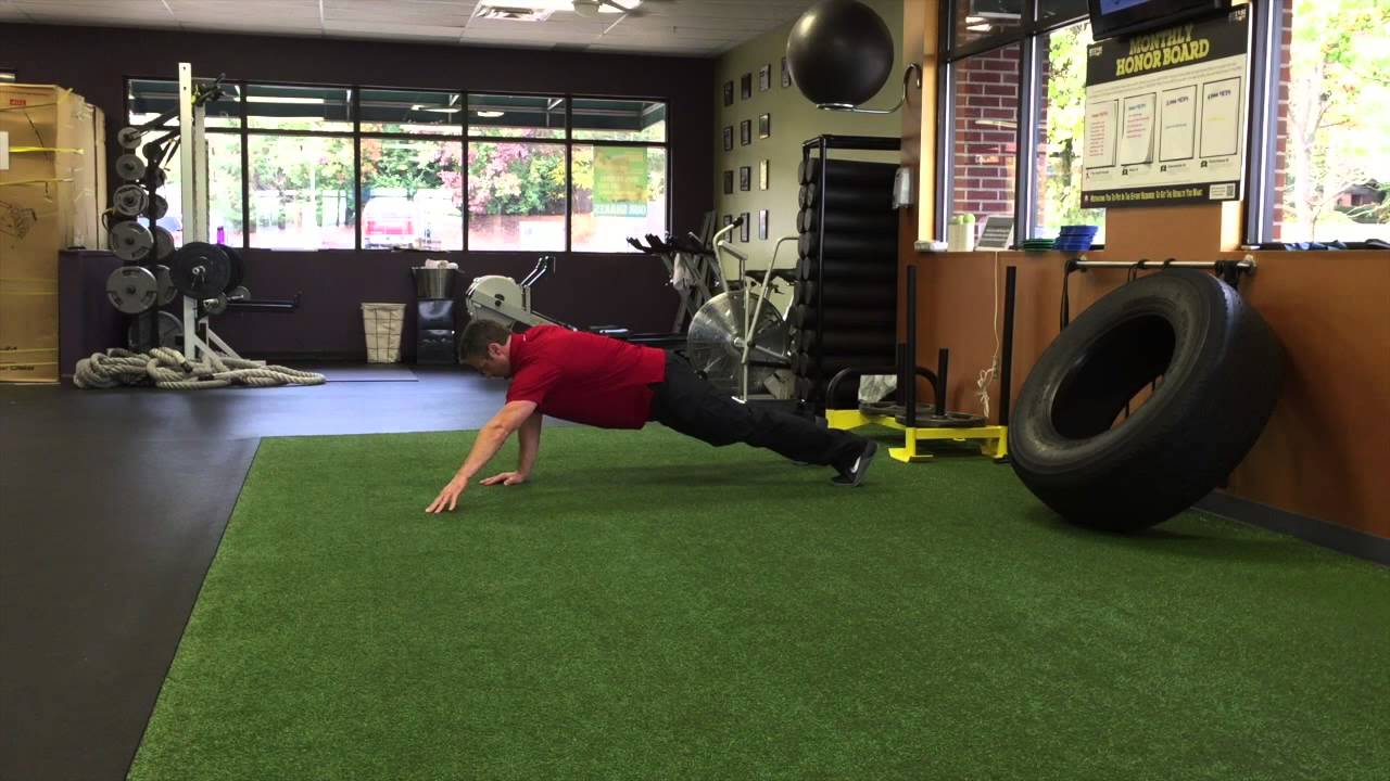 Tall Plank with Diagonal Reaches - YouTube