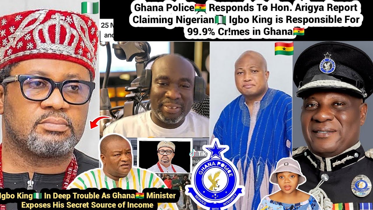 Breaking ️Ghana🇬🇭 Police Exposes Igbo King🇳🇬 Links 99.9 Percent of Cr ...