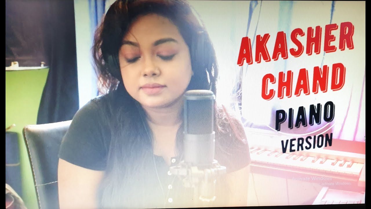 Akasher chand | Guru Dakshina | Asha Bhosle | Cover | Arpita Dey - YouTube