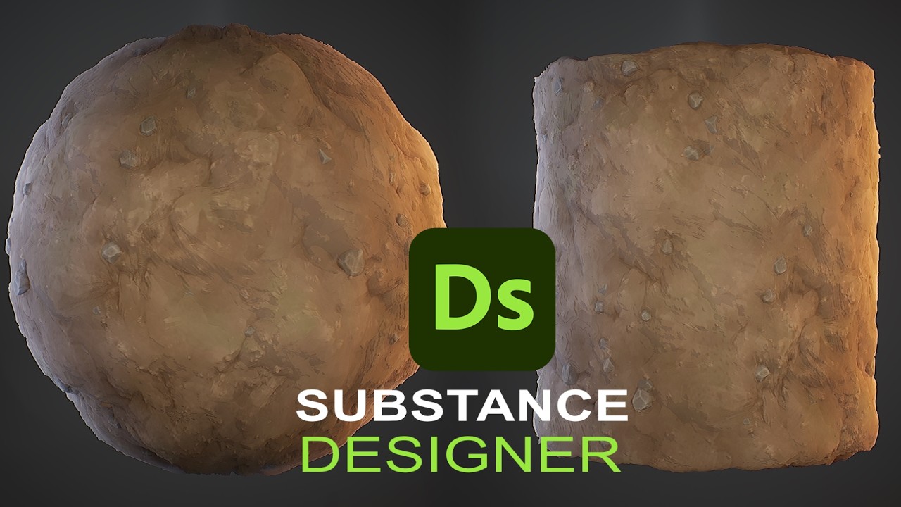 STYLIZED DIRTY MATERIAL | SUBSTANCE DESIGNER - YouTube