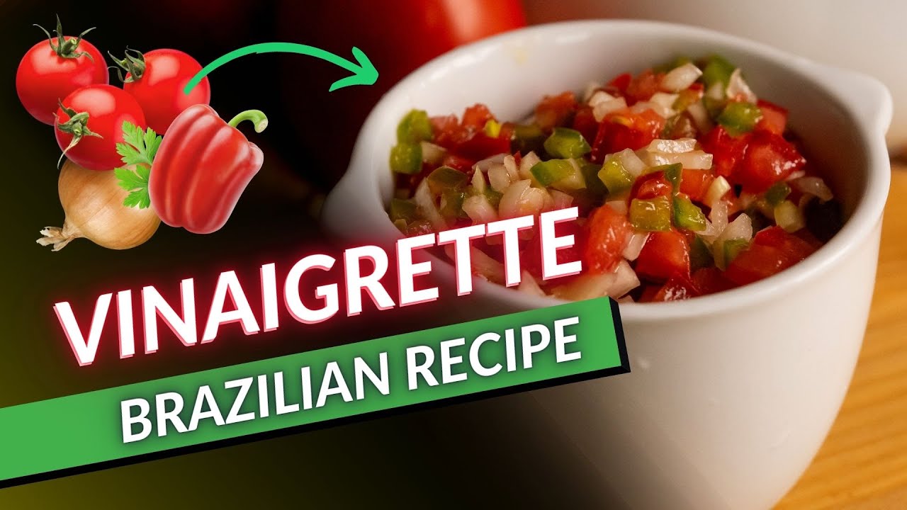 Brazilian Recipe: VINAIGRETTE | Making Brazilian Salsa Vinaigrette ...