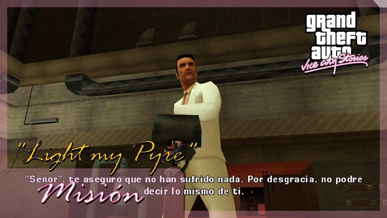 GTA Vice city stories misión#57 ("Light my Pyre") [PSP] - YouTube