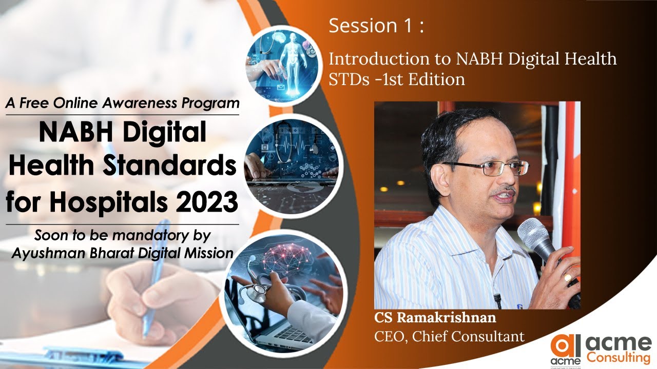 Introduction To NABH Digital Health Standards 1st Edition by Mr CS ...