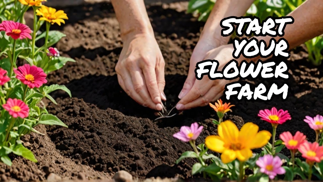 STARTING FROM SCRATCH I Built a Thriving Small Scale Flower Farm in ...