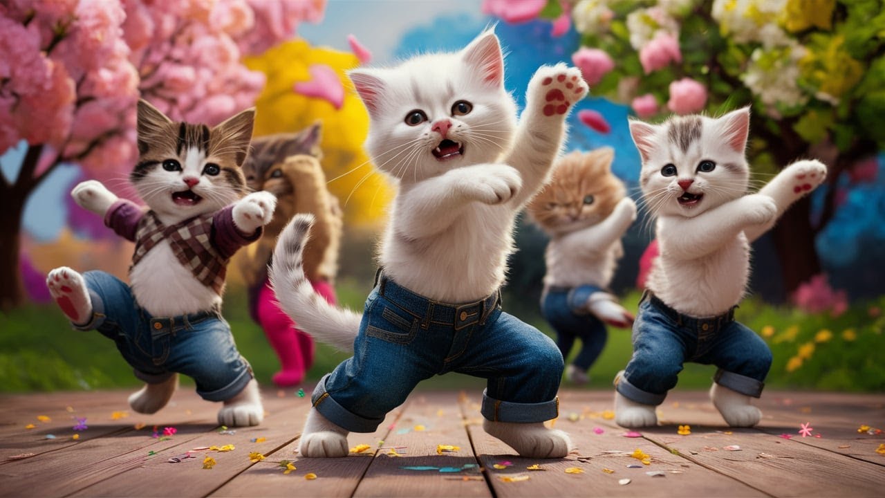 The Adventure of the Dancing Cat😺😍 - YouTube