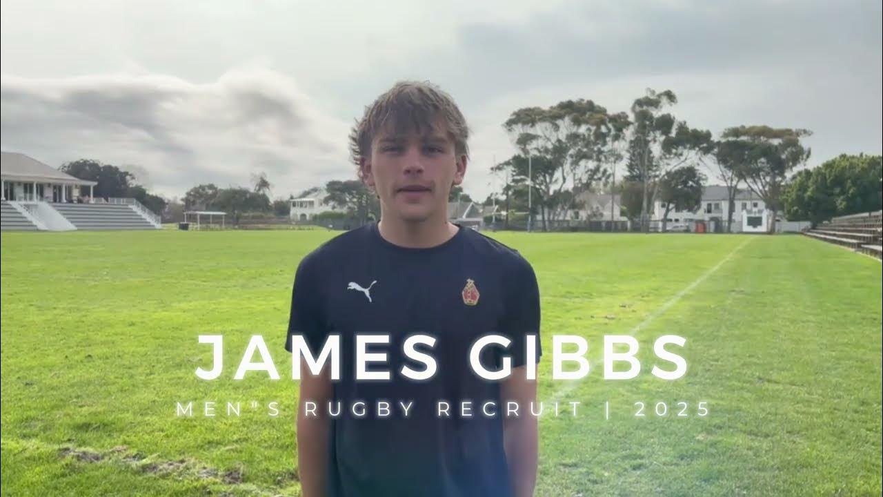 James Gibbs - USA University Men's Rugby Recruit, Fall 2025, Freshman - YouTube