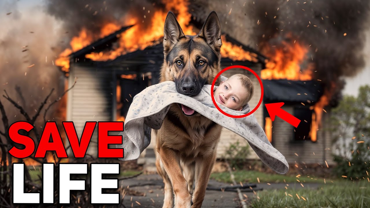 How Max the German Shepherd Saved a Baby from a House Fire - YouTube