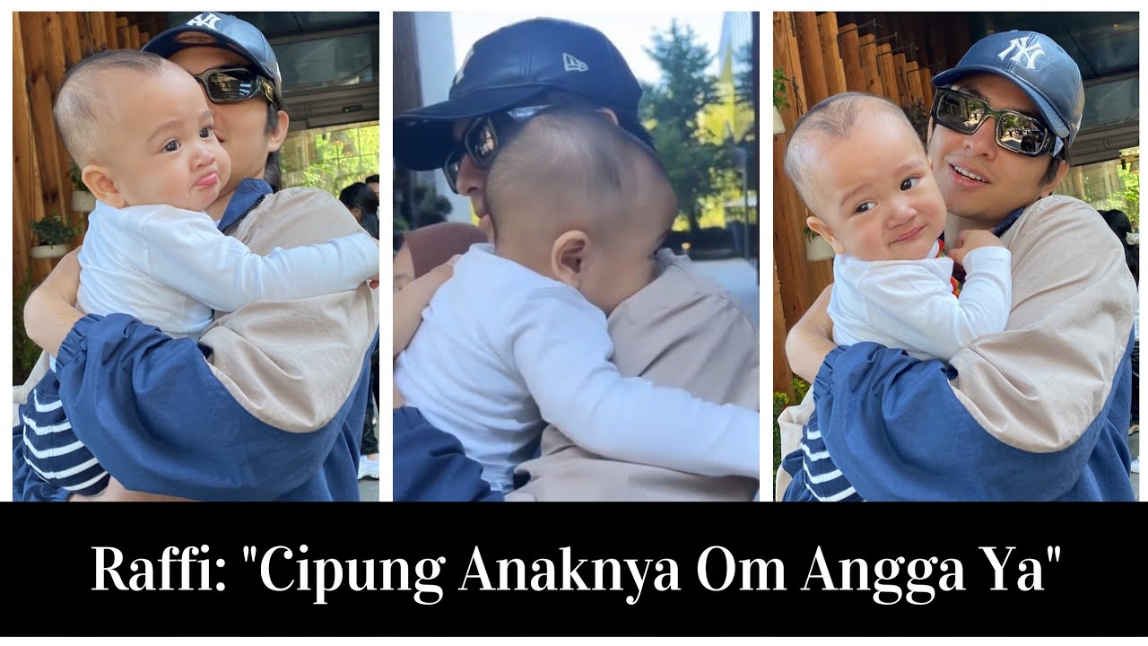 Cipung RAYYANZA Digendong Om ANGGA YUNANDA. Lucu dan Menggemaskan ...