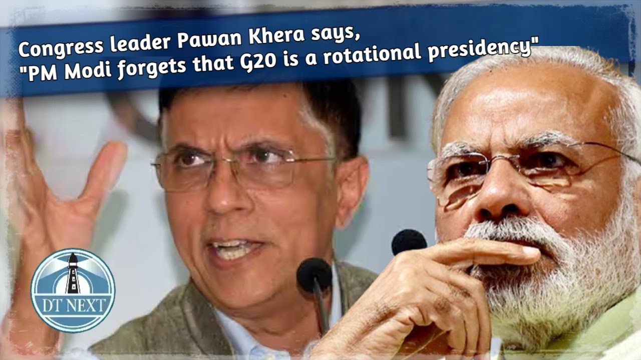 Congress leader Pawan Khera says, "PM Modi forgets that G20 is a ...