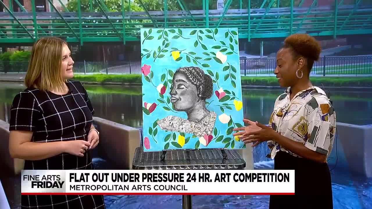 'Flat Out Under Pressure' 24-hour art competition - YouTube