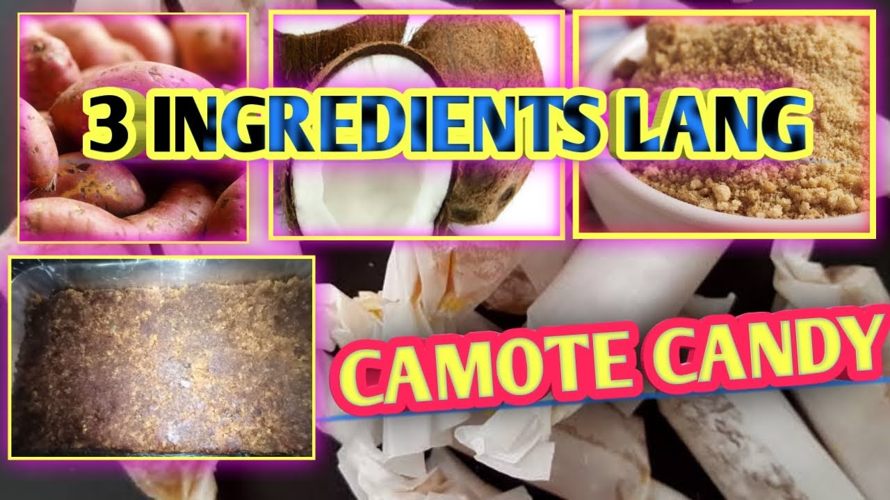 HOW TO MAKE CAMOTE CANDY OR MOLIDO CANDY | 3 INGEDIENTS LANG| PWEDING ...