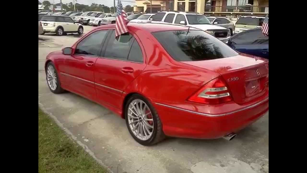 2006 Mercedes-Benz C230 Sport - Red V6 Budget Savvy Class! - YouTube