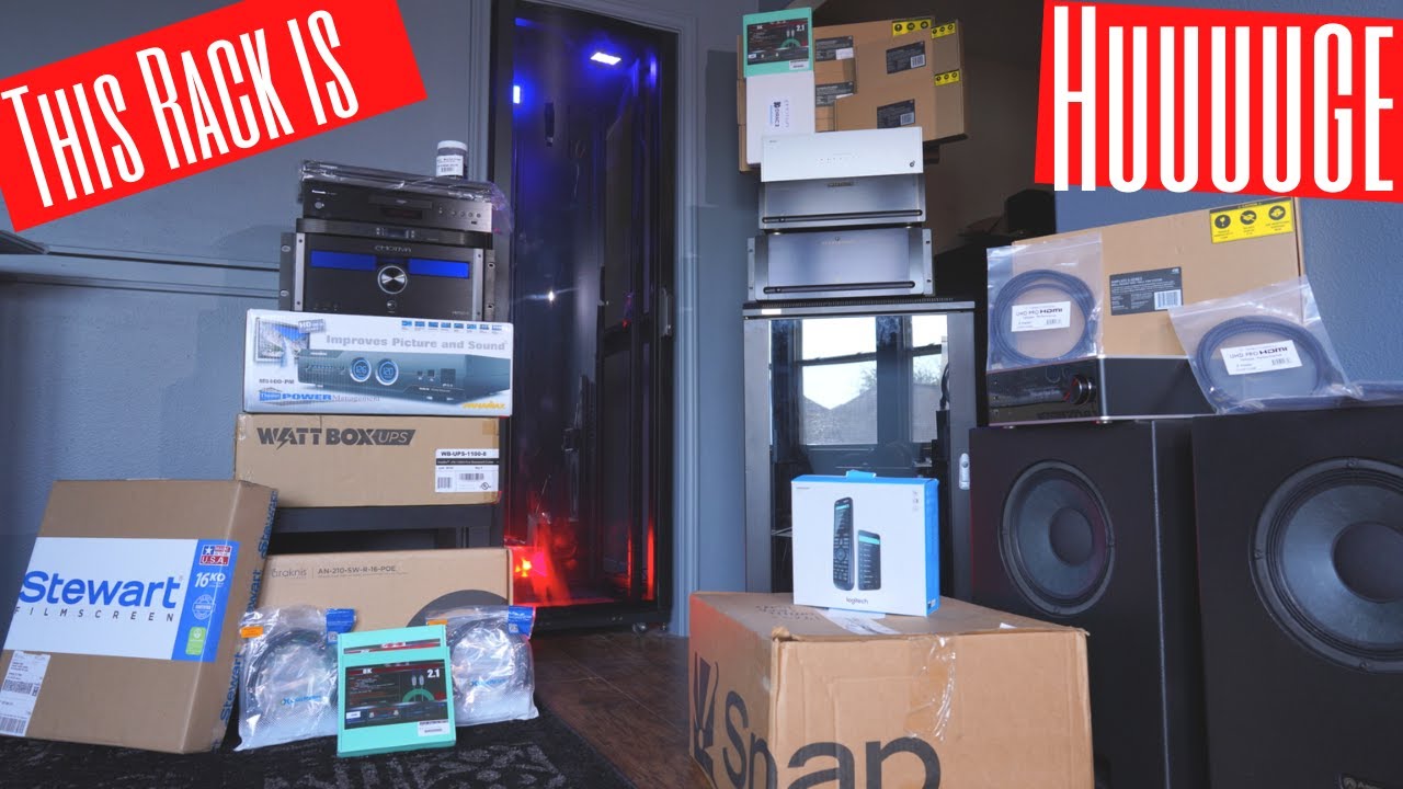 How to Home Theater/ Building The BATCAVE Ep.4: AV Rack Build - YouTube