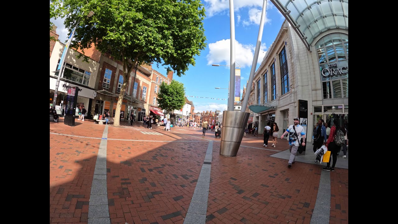 UK Reading City Center: A Short Trip / Hangouts - YouTube