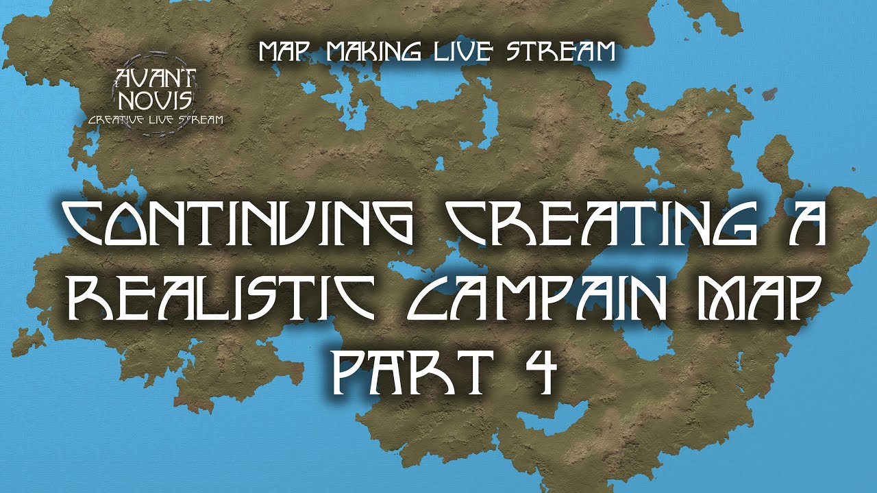 How to create a realistic RPG map part 4 - YouTube