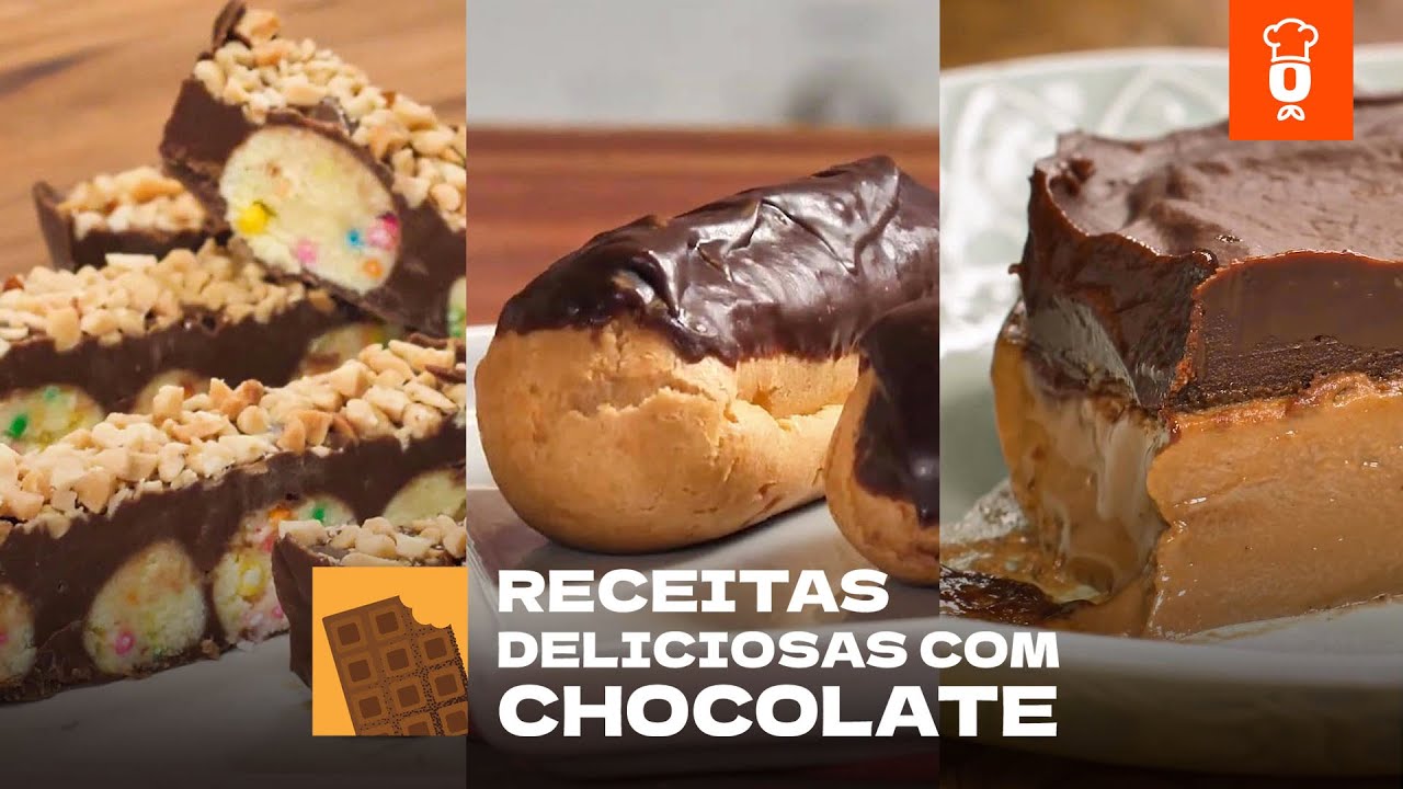 Receitas deliciosas com Chocolate - YouTube