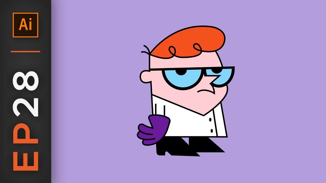 Draw Dexter From Dexter's Laboratory in Adobe Illustrator | Adobe ...