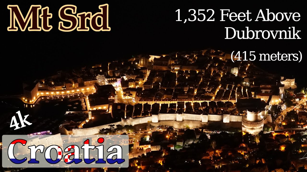 Mt Srd for Amazing Views of Dubrovnik - YouTube