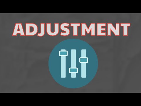 What Does ADJUSTMENT Means || Meanings And Definitions With Example in ...