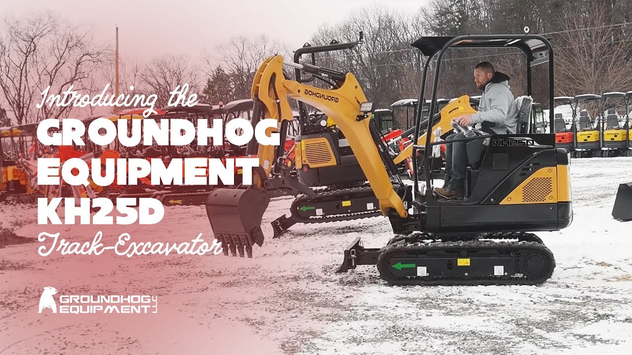 Groundhog KH25D Mini-Excavator Walkthrough - YouTube