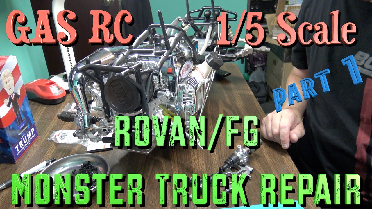 Rovan/FG BM5 Monster Truck Repair - Part 1 - YouTube