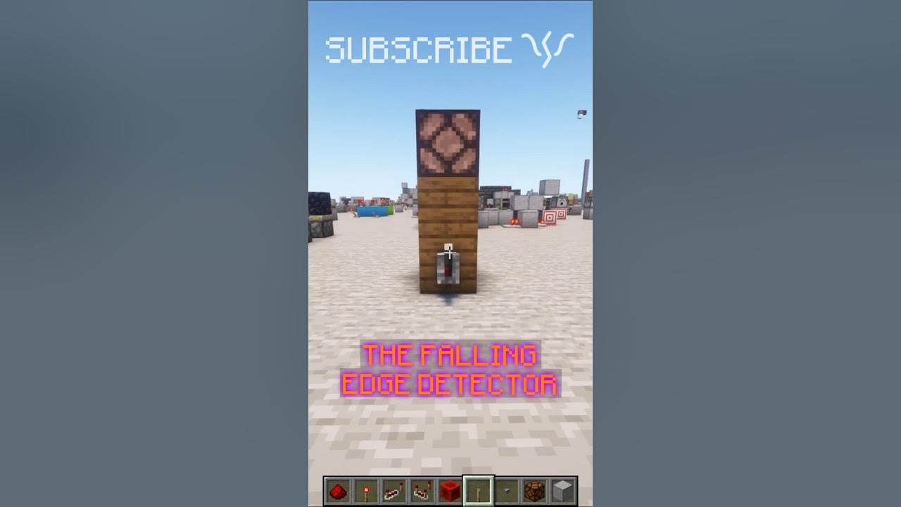 Make a FALLING EDGE DETECTOR by PULLING OBSERVERS! | Redstone with ...