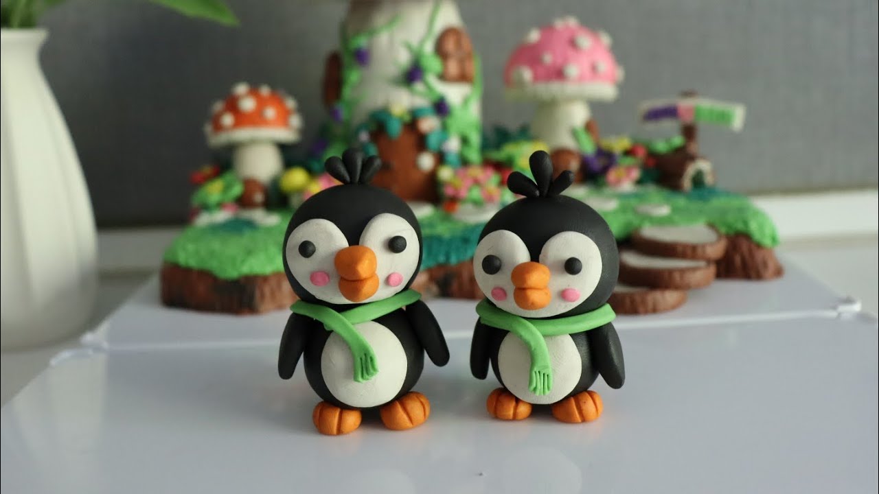 EP. 23 | Penguins แพนกวิน | Clay modeling for everyone การปั้นดินน้ำมัน ...