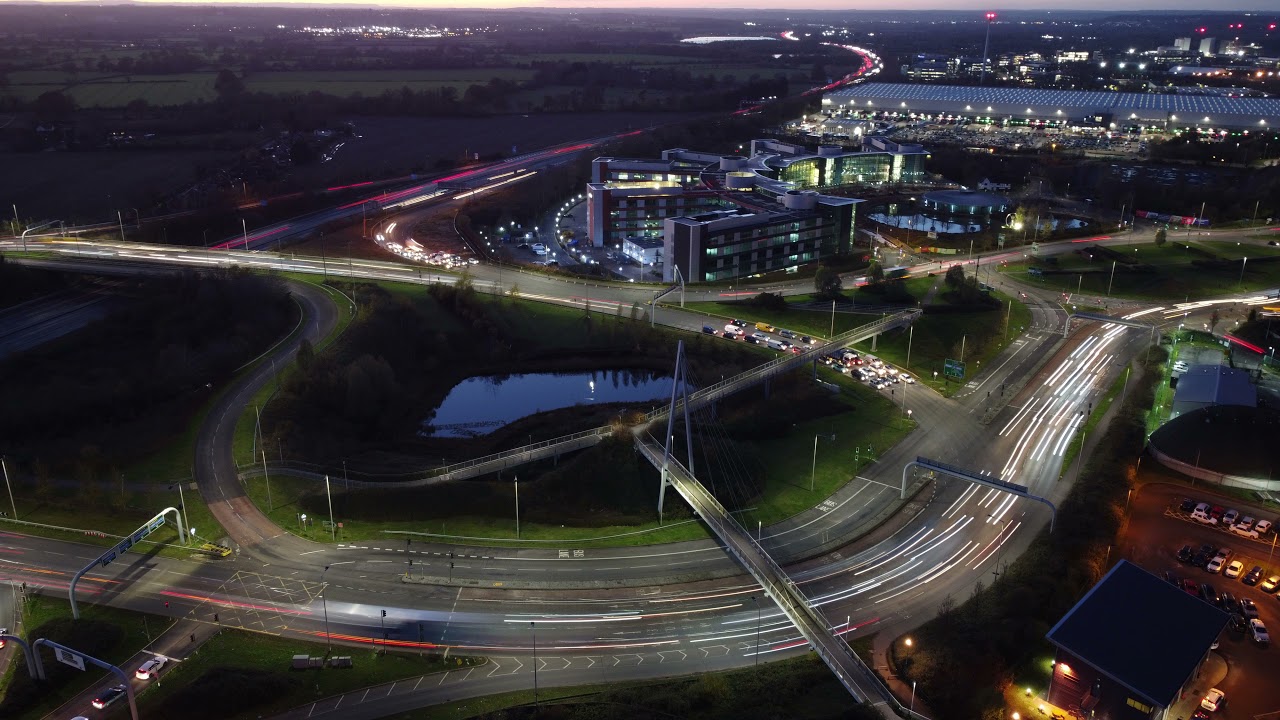 DJI Mini 2 : Reading - M4 Junction 11 - Time lapse - YouTube