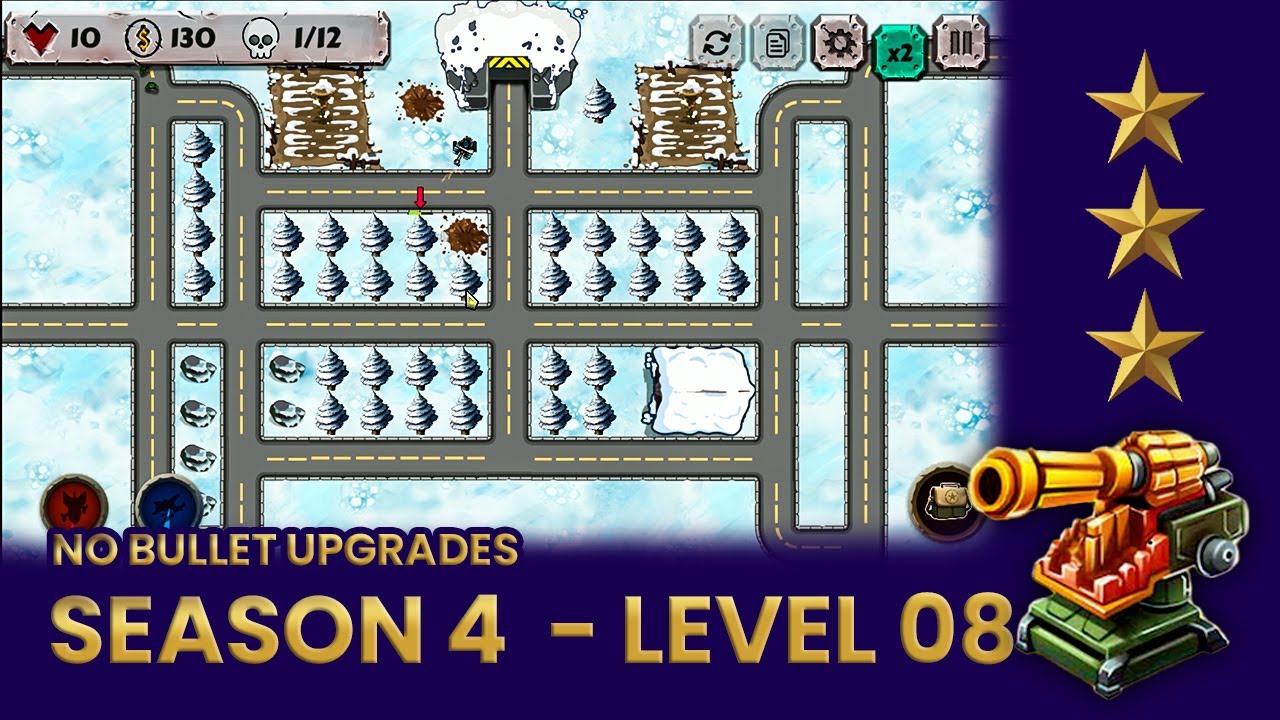 Battle Strategy: Tower Defense - Season 4 Level 08 Walkthrough - YouTube