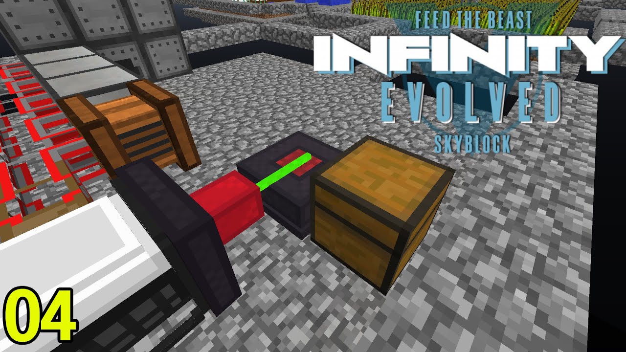 Infinity Evolved Expert Skyblock 04 - The Tech Path - YouTube