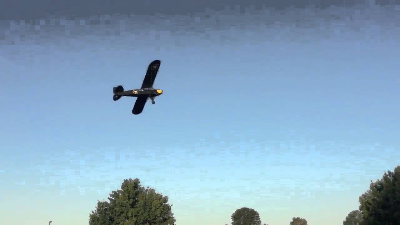 L-4 Grasshopper 1/8th scale 17oz. Pat Tritle kit - YouTube
