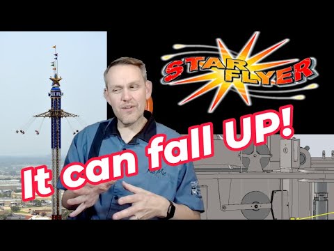 The ups and downs of a star flyer by Funtime rides - YouTube