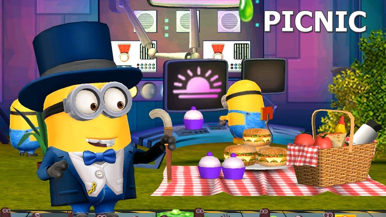 Minionaire Minion Costume & Picnic room / Despicable Me Minion Rush ios ...