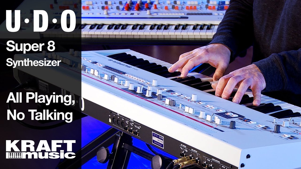 UDO Audio Super 8 Synthesizer - All Playing, No talking - YouTube