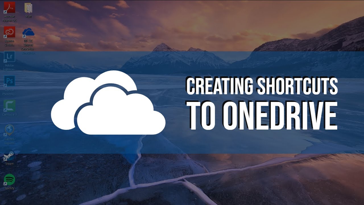 Creating Shortcuts to OneDrive - YouTube