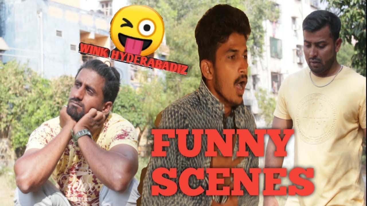FUNNY SCENES | FUNNY COMEDY VIDEO| WINK HYDERABADIZ - YouTube