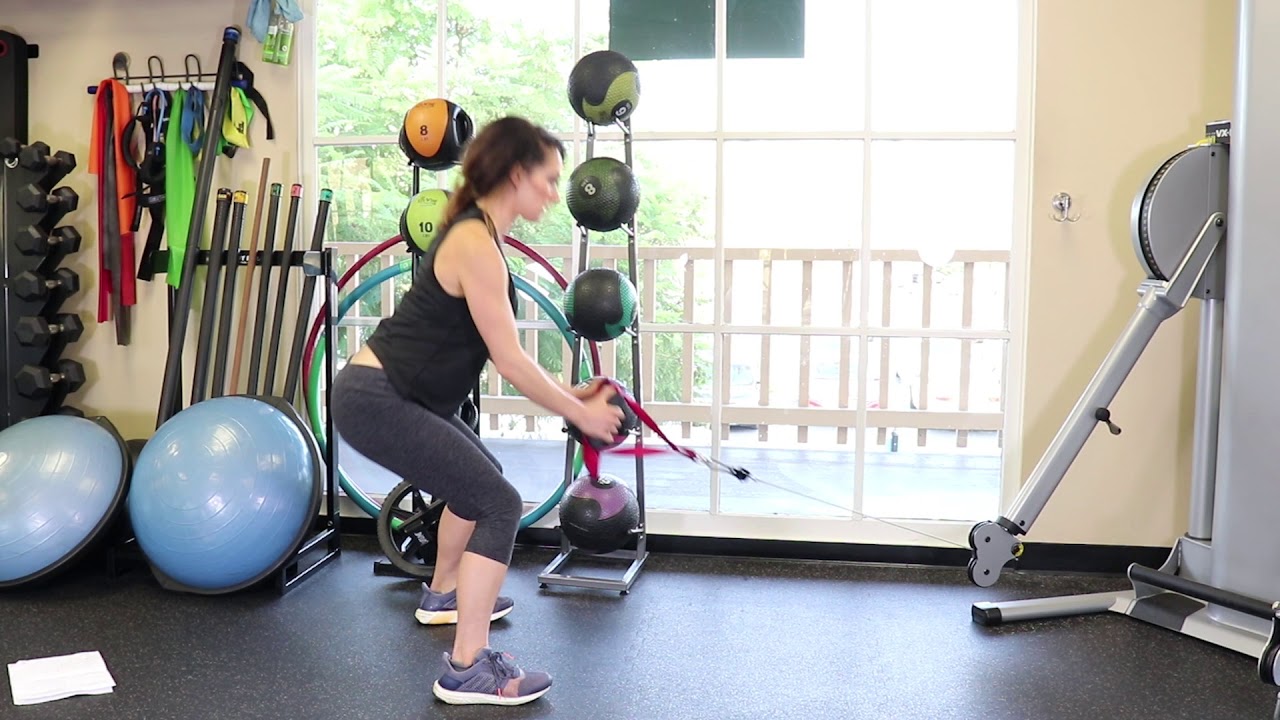 Squat to Row for Back, Glutes, and Legs - YouTube