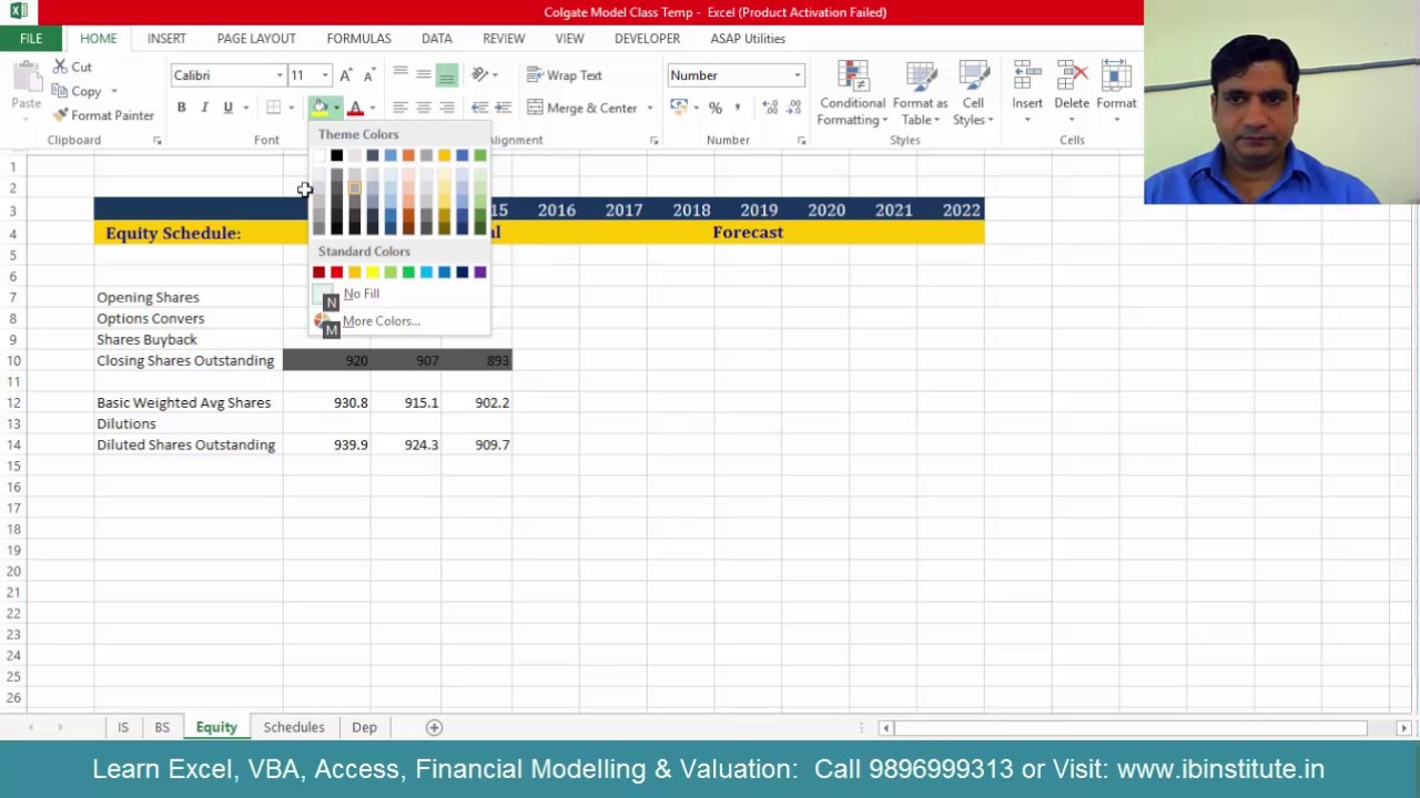 How to create a financial model - 2nd video - YouTube