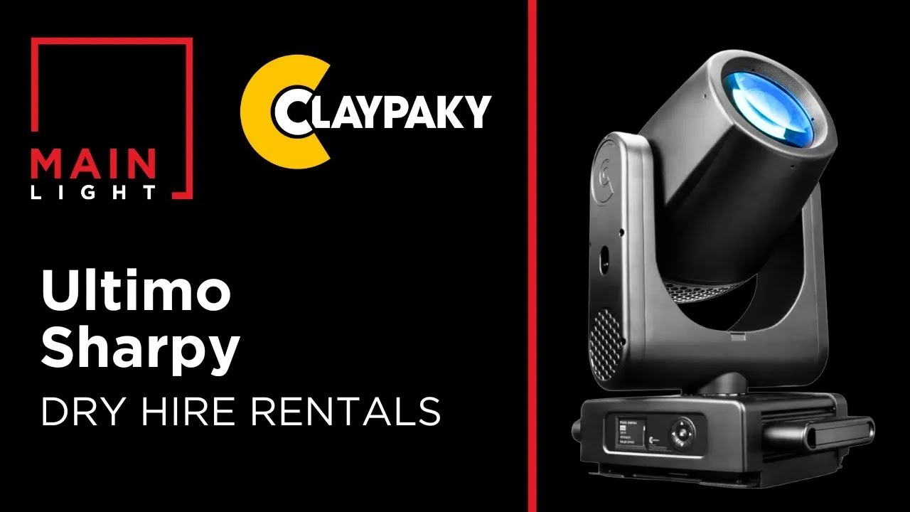 ClayPaky Ultimo Sharpy - YouTube