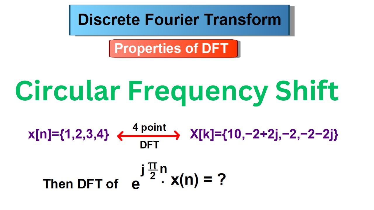 Circular frequency shift II DFT - YouTube