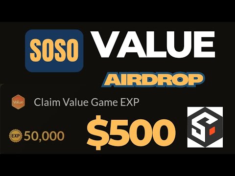 Soso Value Airdrop Claim 10,000 Soso Token & Connect Wallet For ...