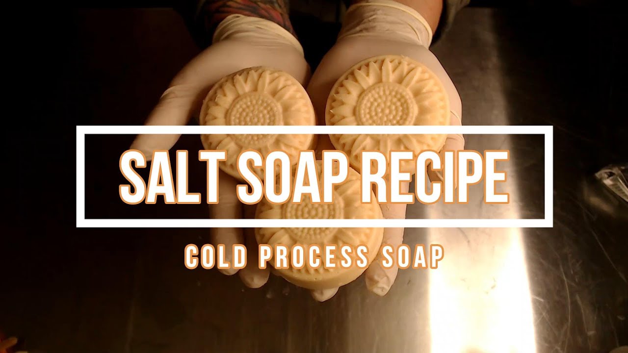 Sea Salt Soap RECIPE - Cold Process Soap - YouTube