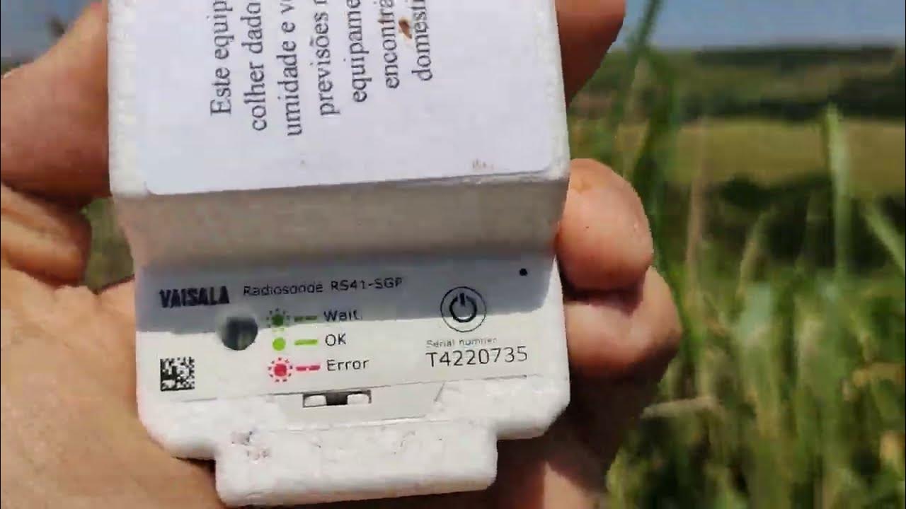 Resgate Radiossonda Meteorológica Vaisala RS41 recuperada na Estrada da ...