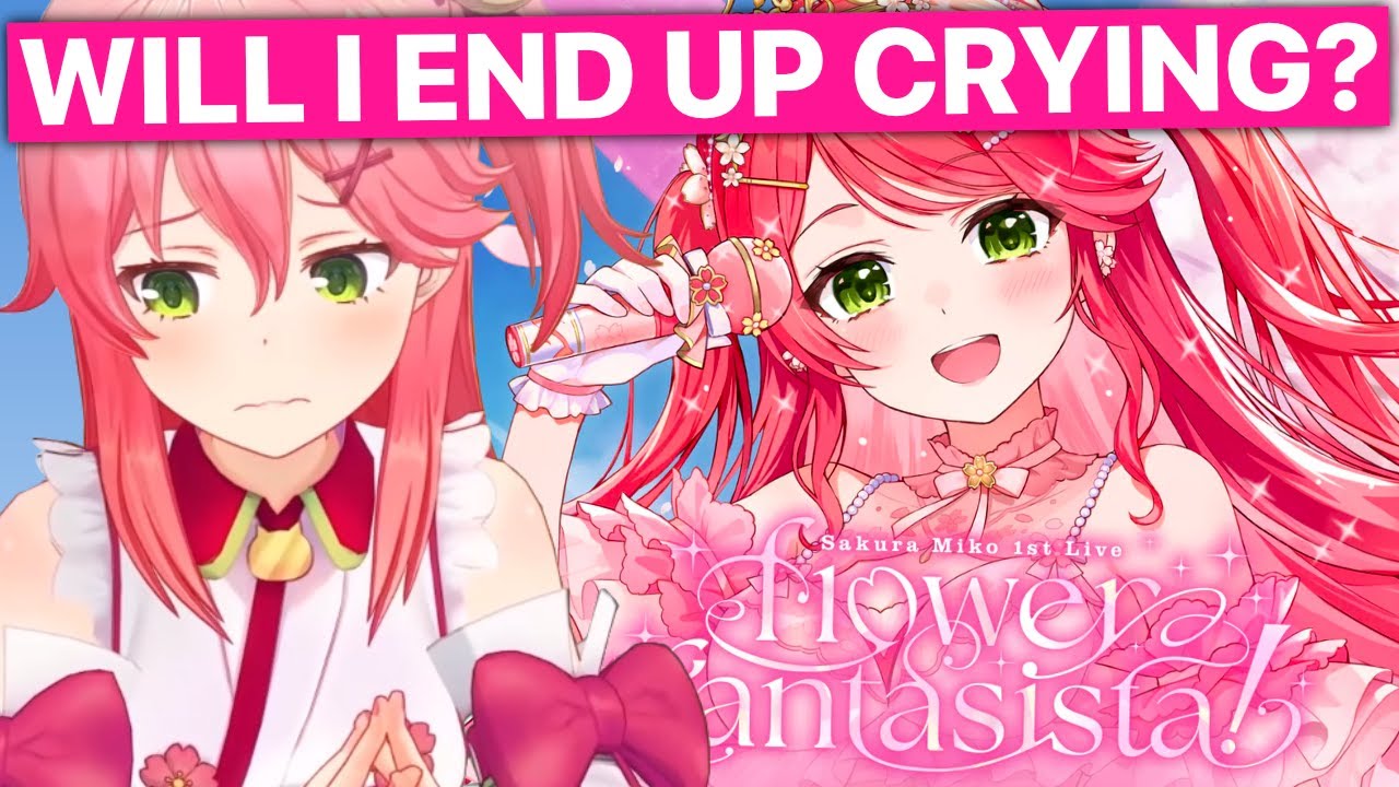 Miko Worries She'll Break Down Crying During Her SoloLive (Sakura Miko ...