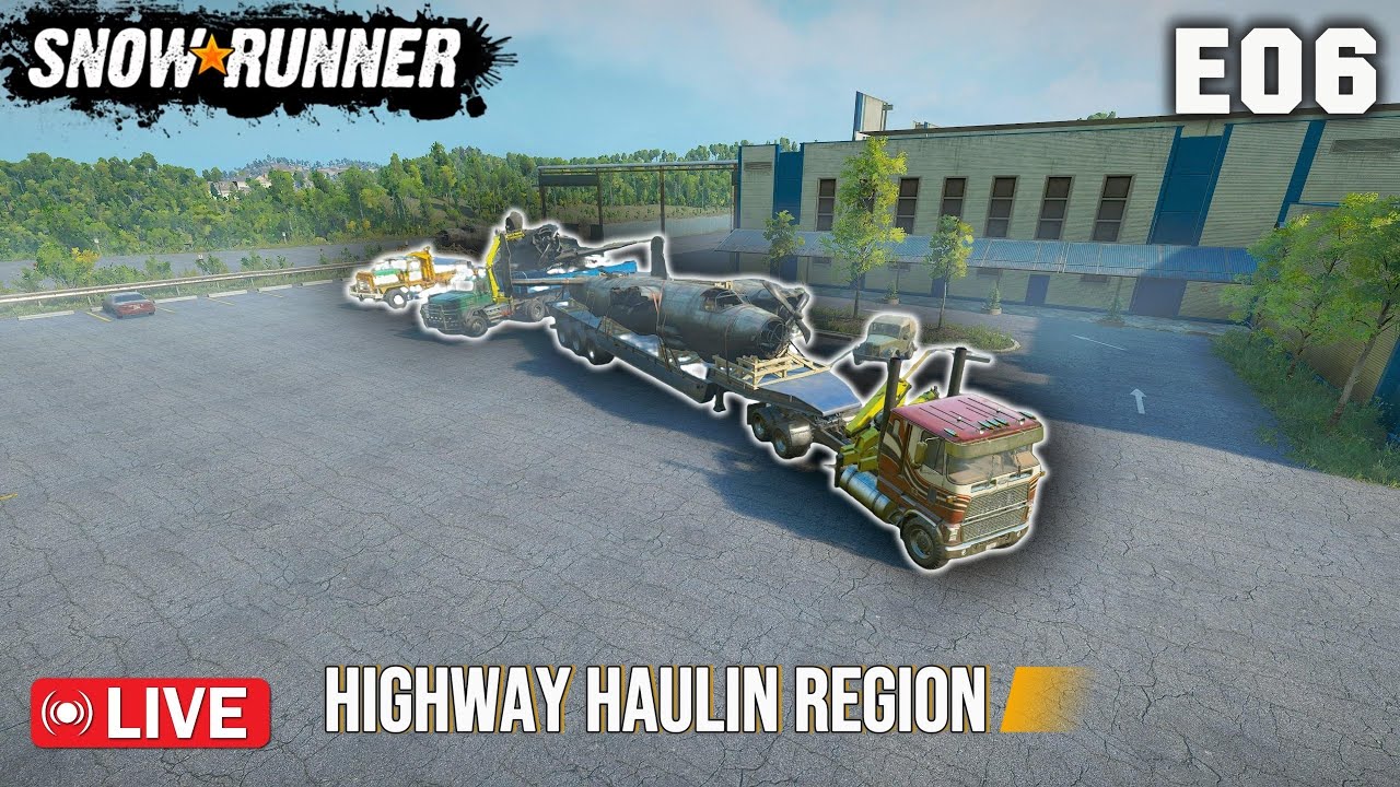 Snowrunner Highway Haulin Region E06 - Cross Map Haulin - YouTube