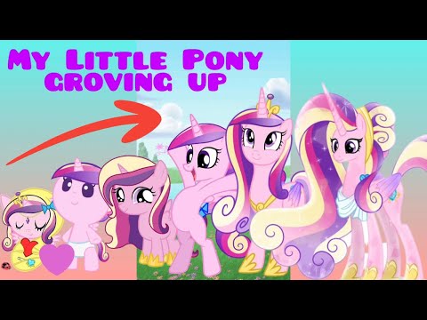 My little pony characters is growing up