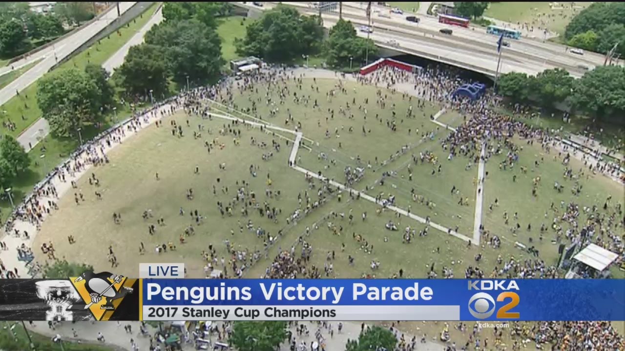 Penguins 2017 Stanley Cup Victory Parade Pt. 12 - YouTube