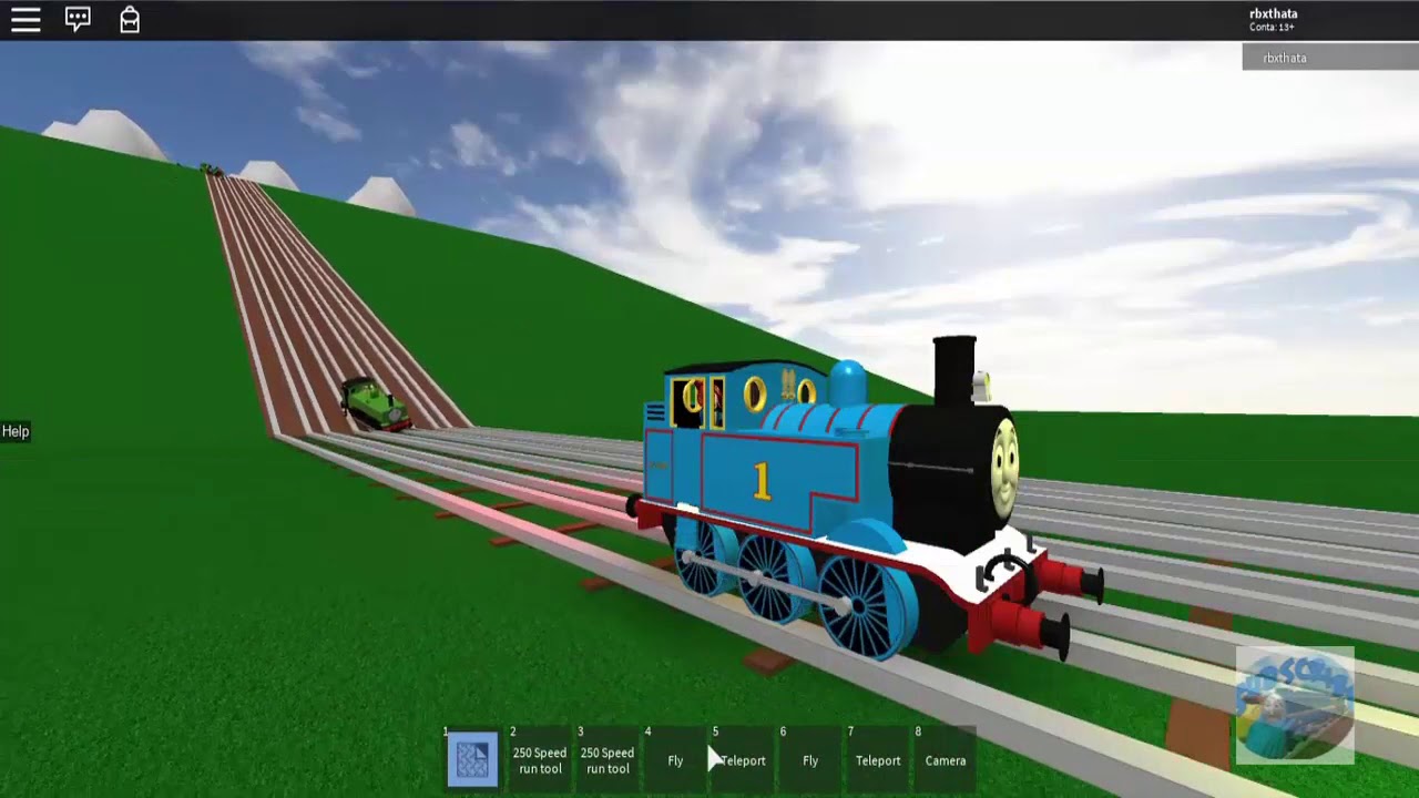 Thomas and Friends fall in the lake Accidents will happen Roblox - YouTube