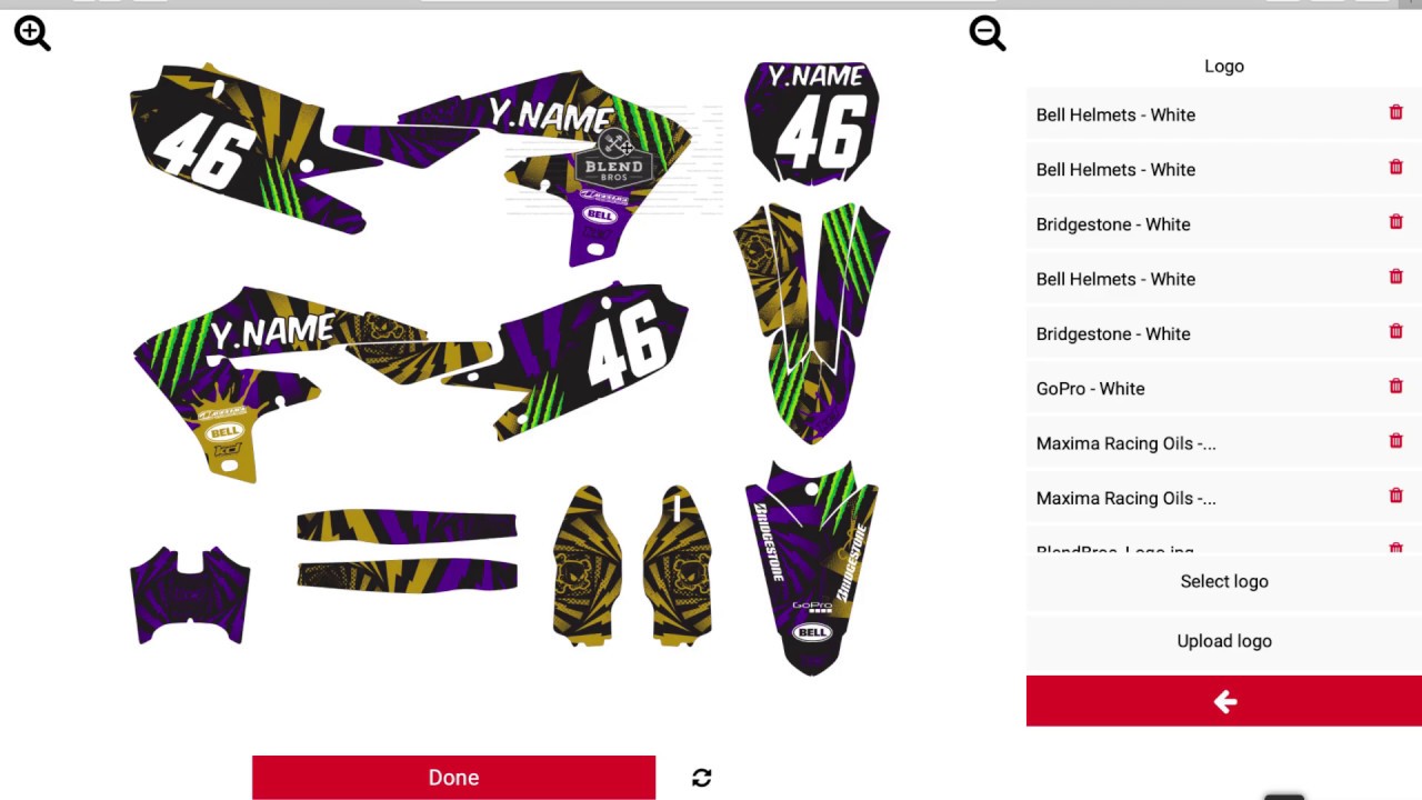 How to get your custom MX graphics online. - YouTube