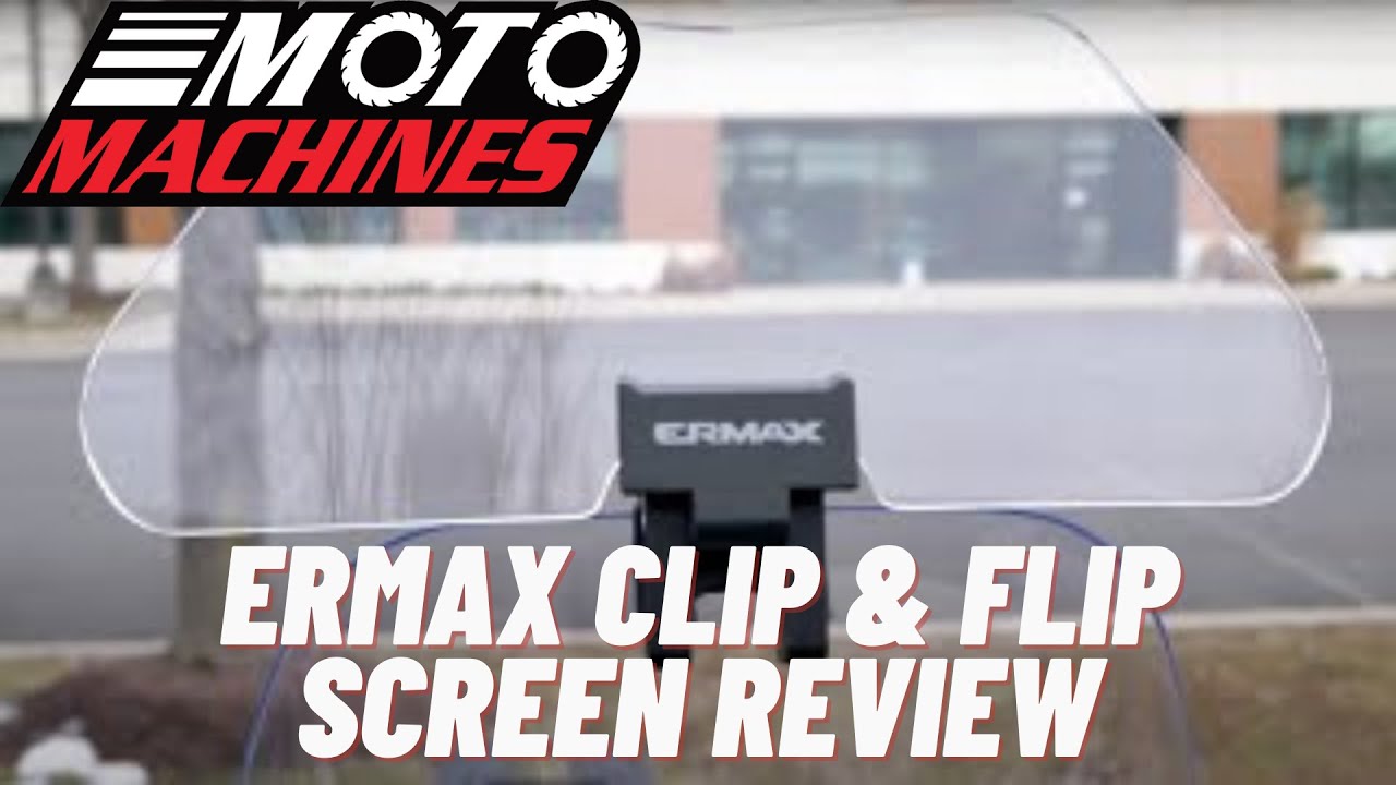 Ermax Clip & Flip Screen Review | Moto Machines - YouTube